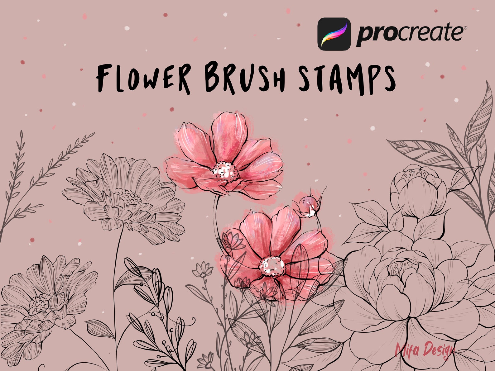Flower Brushes Procreate Flower Stamps Procreate Procreate - Etsy Flower Brushes Procreate Flower Stamps Procreate Procreate - Etsy