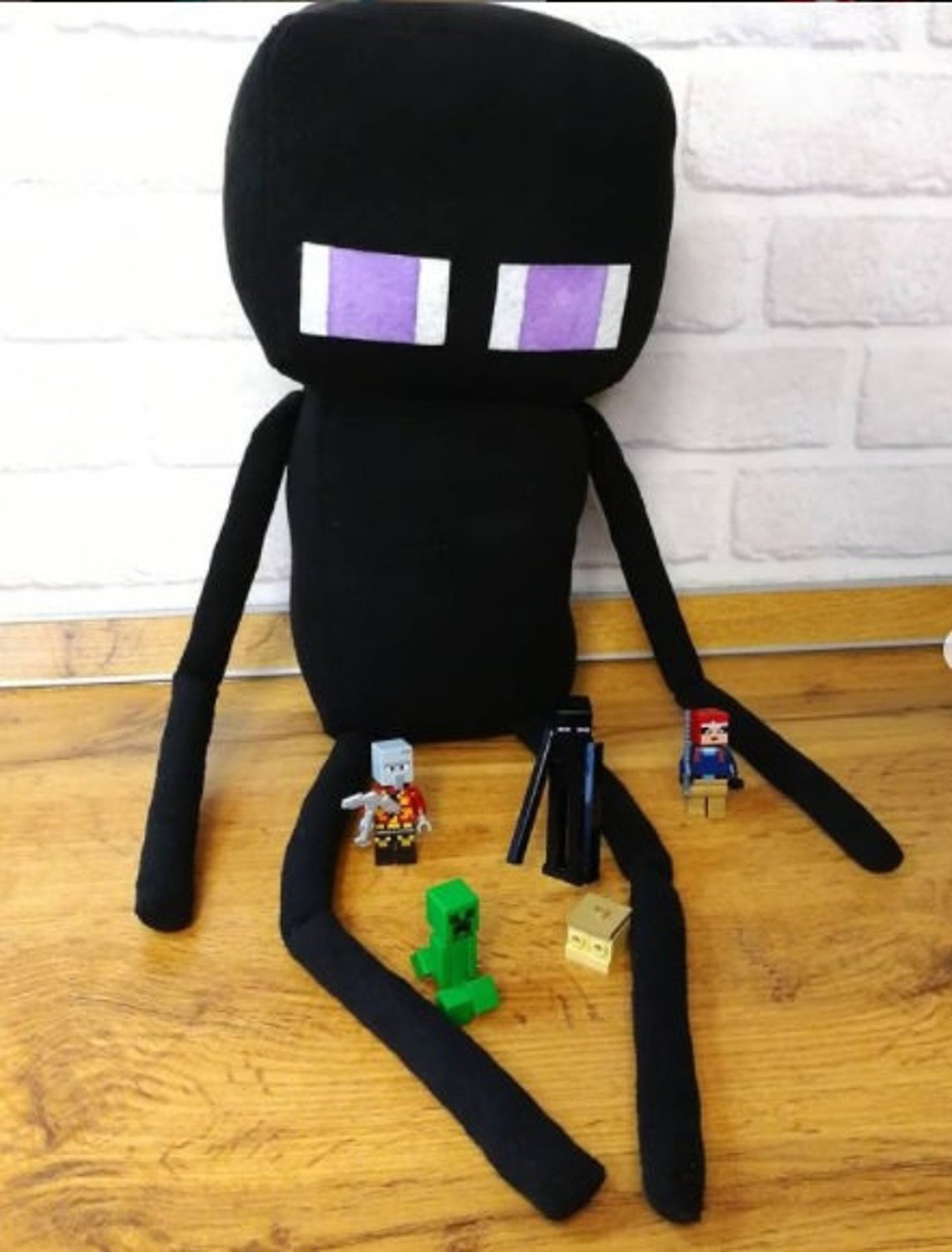 Enderman Minecraft Plush Plushies Minecraft Ts Game Soft Etsy