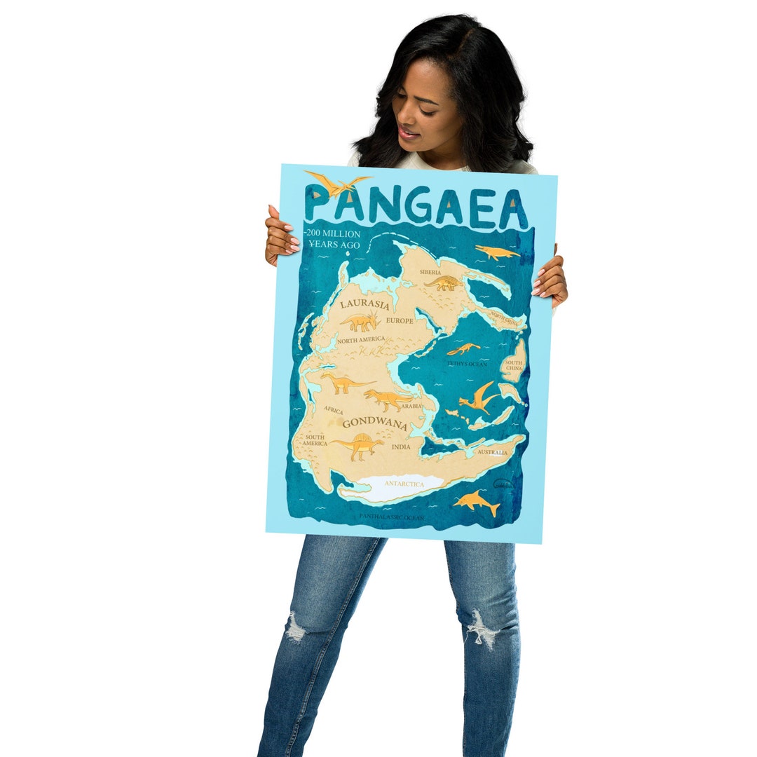 Pangaea Poster - Etsy.de