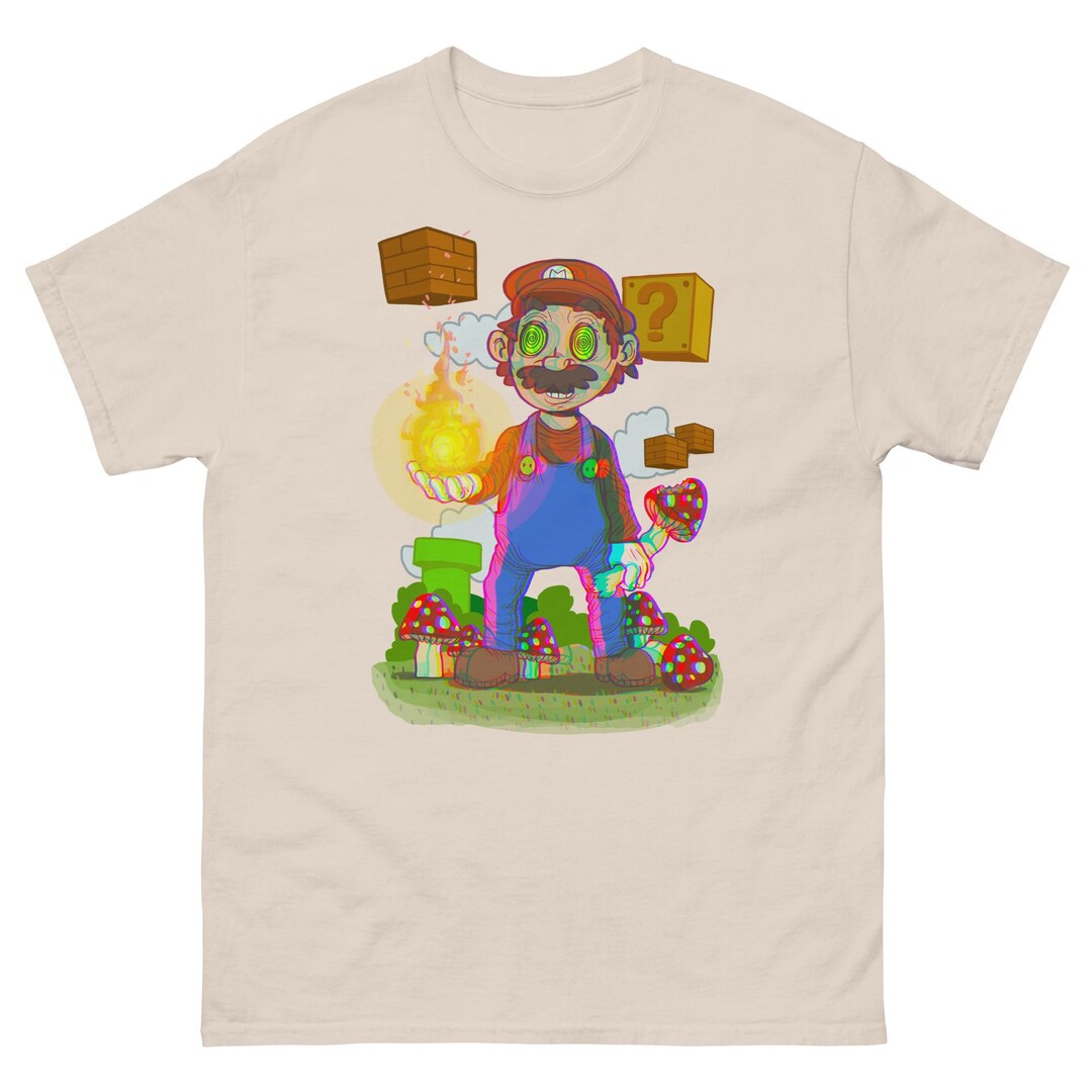 Trippy Mario T Shirt - Etsy