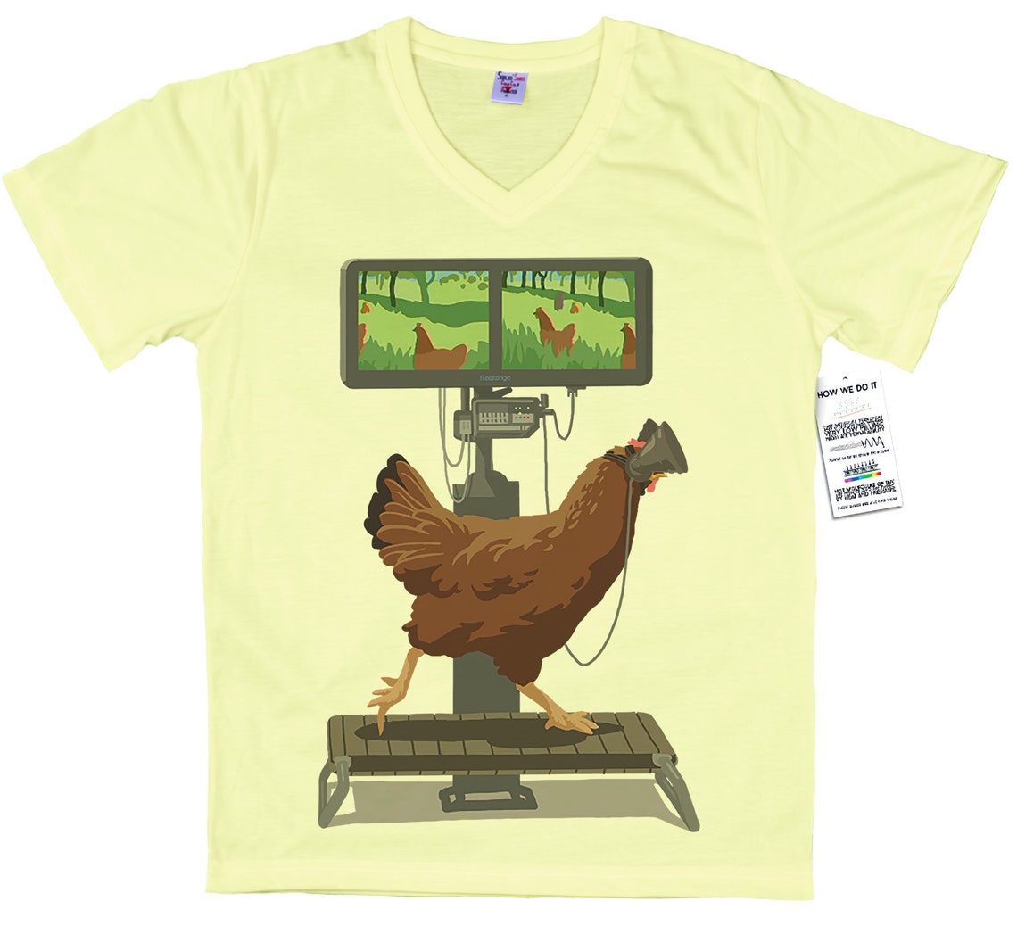 Chicken VR T-shirt | Etsy
