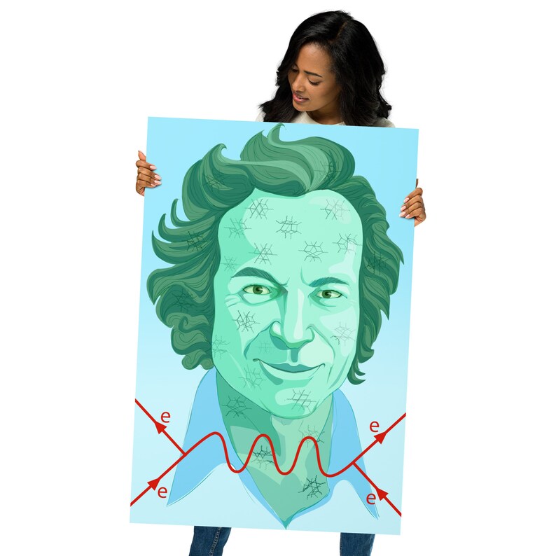 Richard Feynman Poster - Etsy