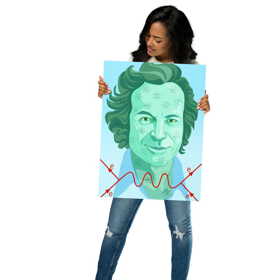 Richard Feynman Poster - Etsy