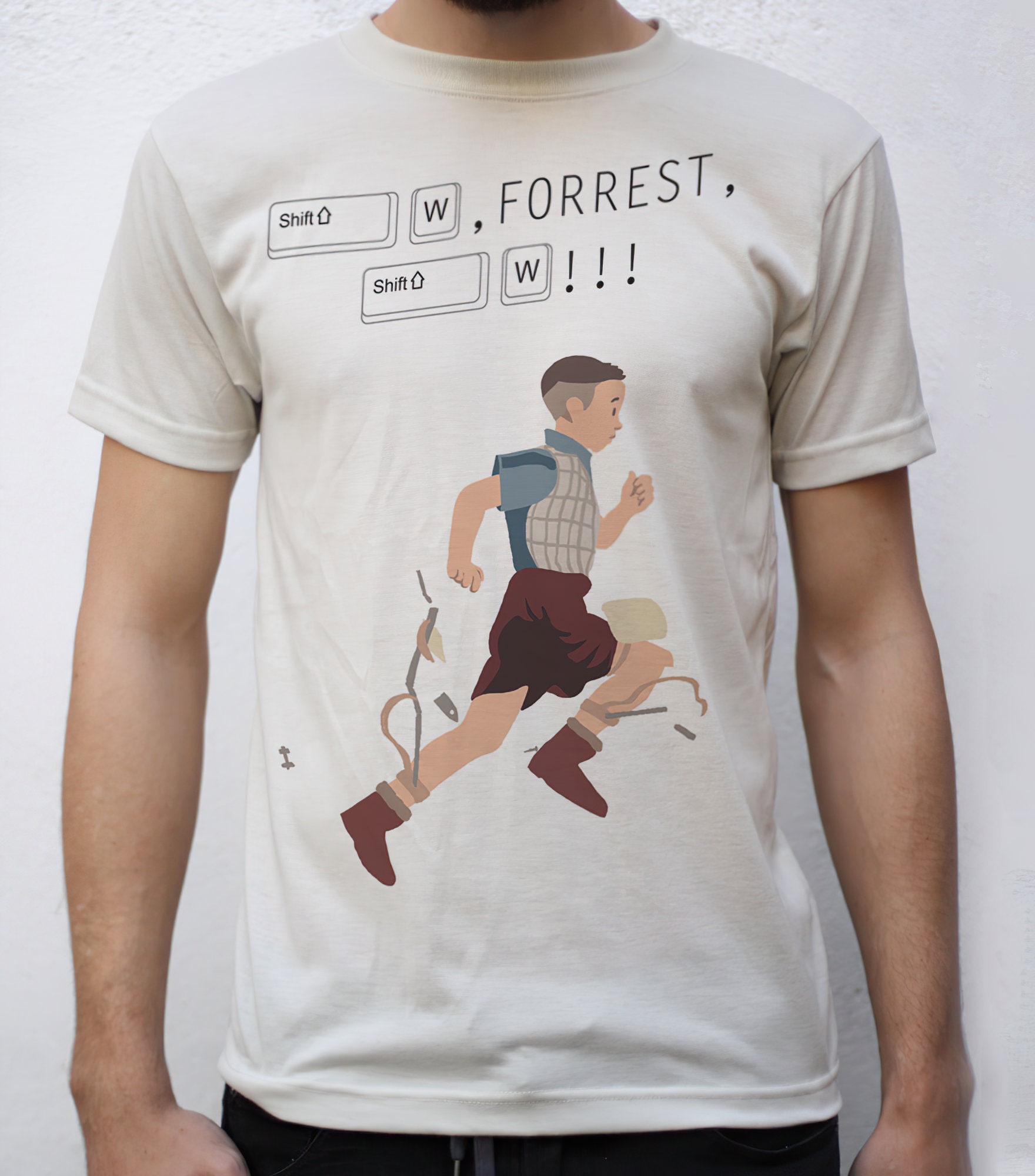 Run Forrest Run T-shirt - Etsy UK