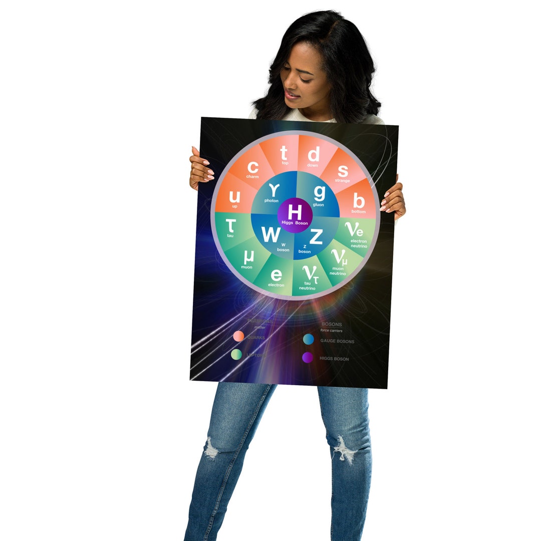 The Standard Model of Particle Physics Poster - Etsy