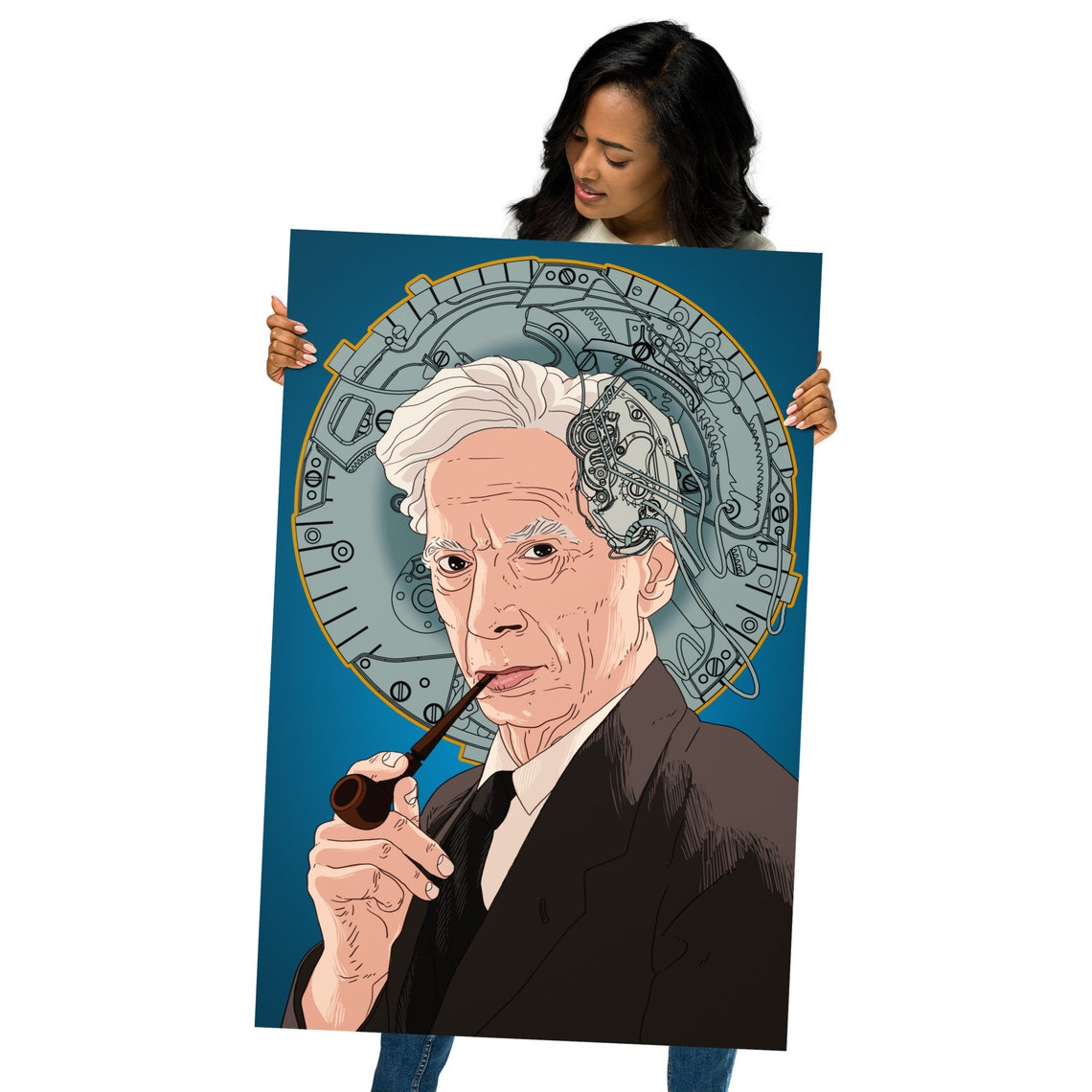 Bertrand Russel Poster - Etsy