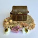 Two Antique Perfume Bottles in Leather Case, Victorian Novelty Treasure ...
