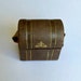 Two Antique Perfume Bottles in Leather Case, Victorian Novelty Treasure ...