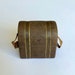 Two Antique Perfume Bottles in Leather Case, Victorian Novelty Treasure ...