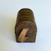 Two Antique Perfume Bottles in Leather Case, Victorian Novelty Treasure ...
