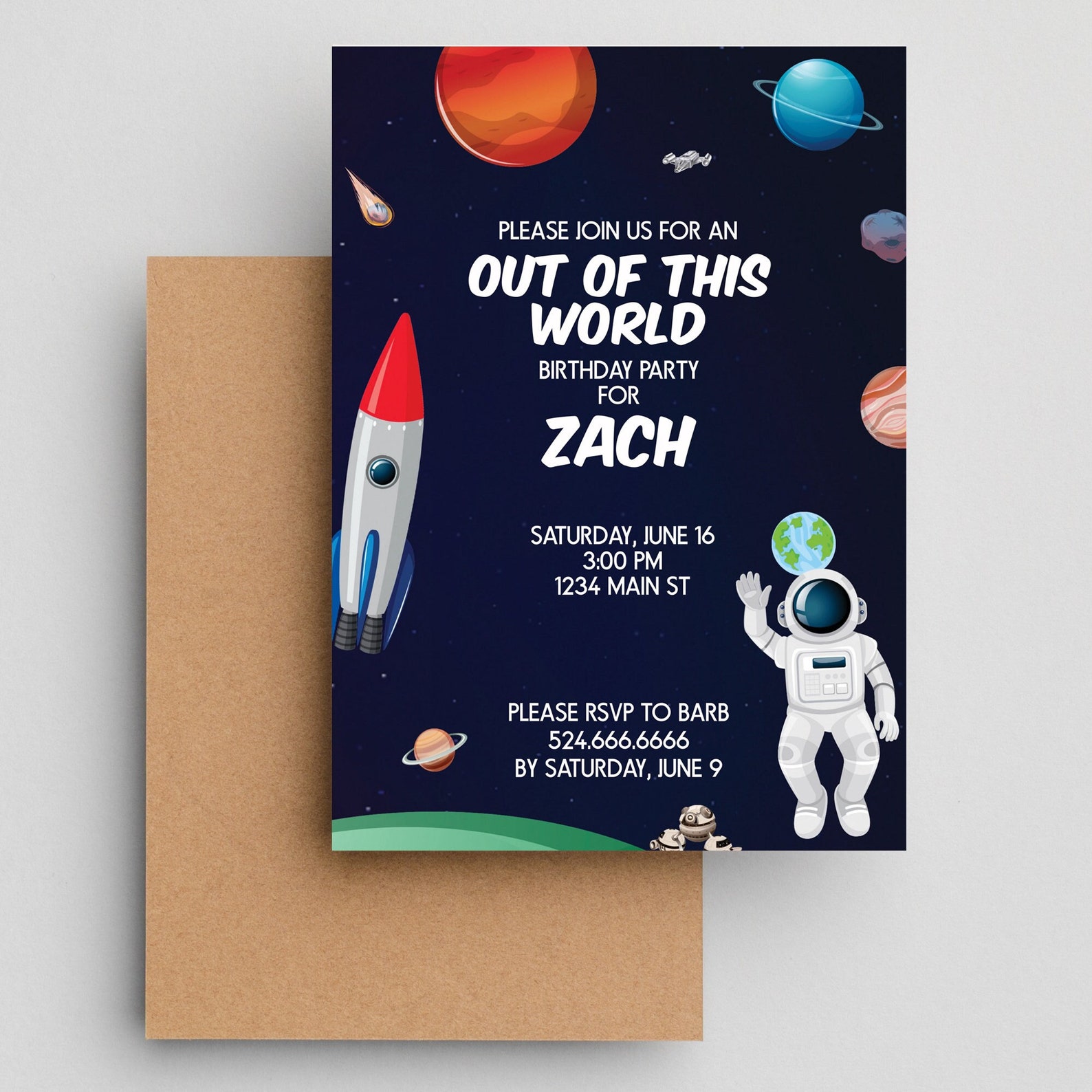 Astronaut Birthday, Space Birthday, Out of This World Birthday ...