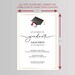 Graduation Invitation, Graduation Open House Invitation, Graduation ...