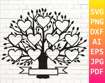 Grandma Family Tree Svg | Etsy
