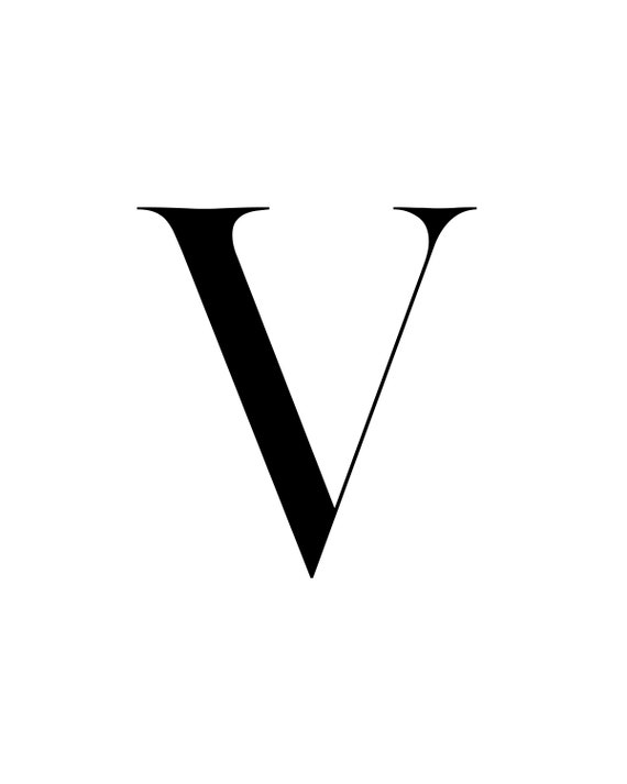 Uppercase V