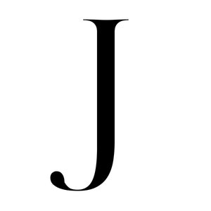 Letter J Uppercase | Digital Printable Art | Instant Download ...