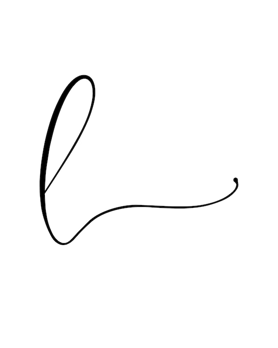 Cursive L Lowercase