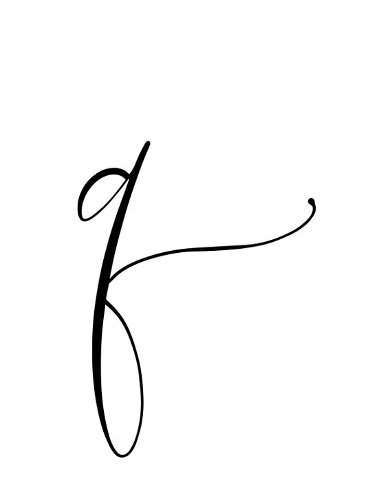 The Letter Q In Script