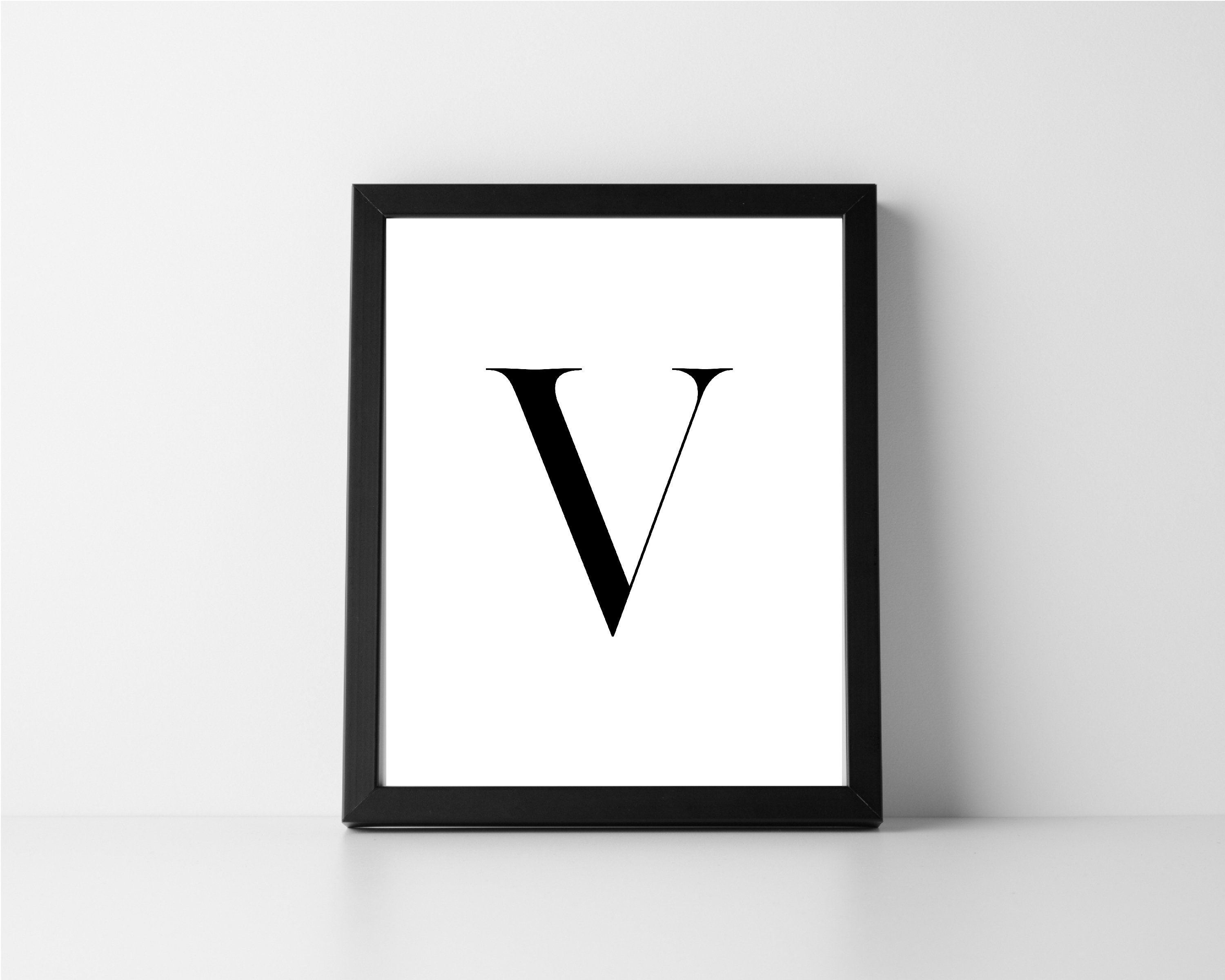Uppercase V