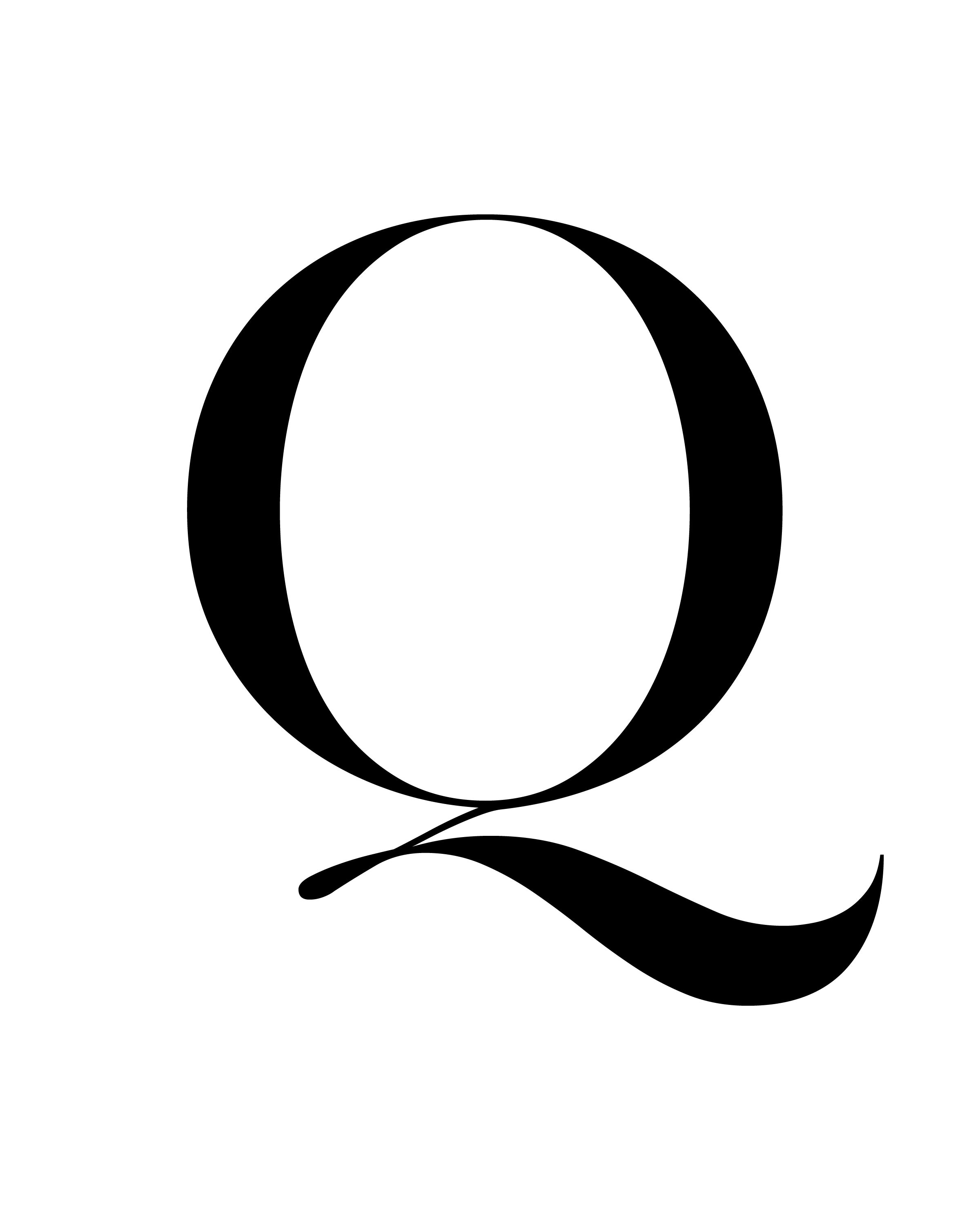Letter Q Uppercase | Digital Printable Art | Instant Download ...