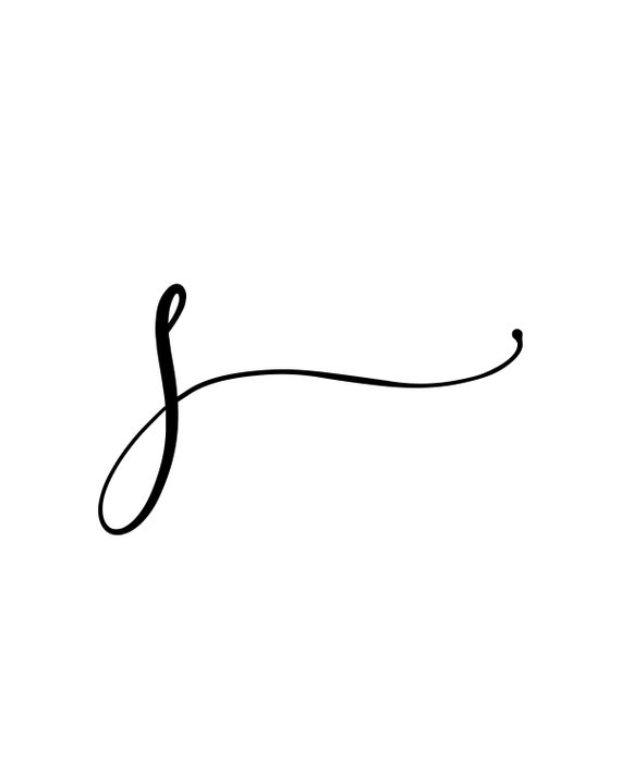 Lowercase Cursive S