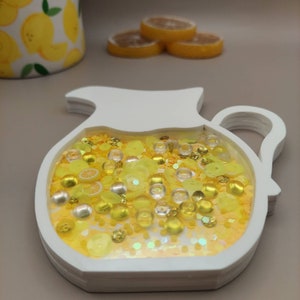 Lemonade Pitcher Shaker Sign, Lemonade Shaker, Lemon Tiered Tray Sign ...