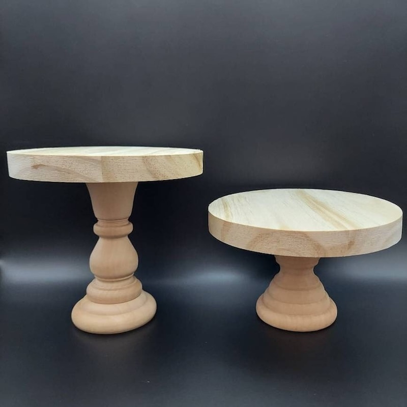 Wood Wooden Pedestal Stand - Etsy