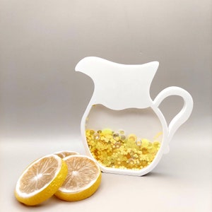 Lemonade Pitcher Shaker Sign, Lemonade Shaker, Lemon Tiered Tray Sign ...