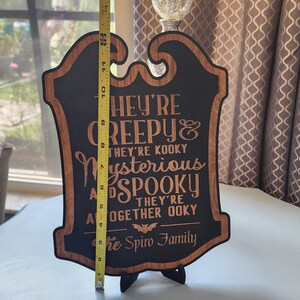 The Addams Family Personalized Wood Sign, Addams Family Theme ...