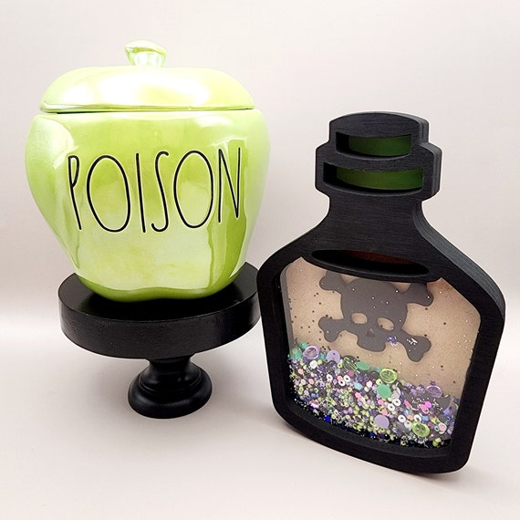 Poison Sign On Bottle