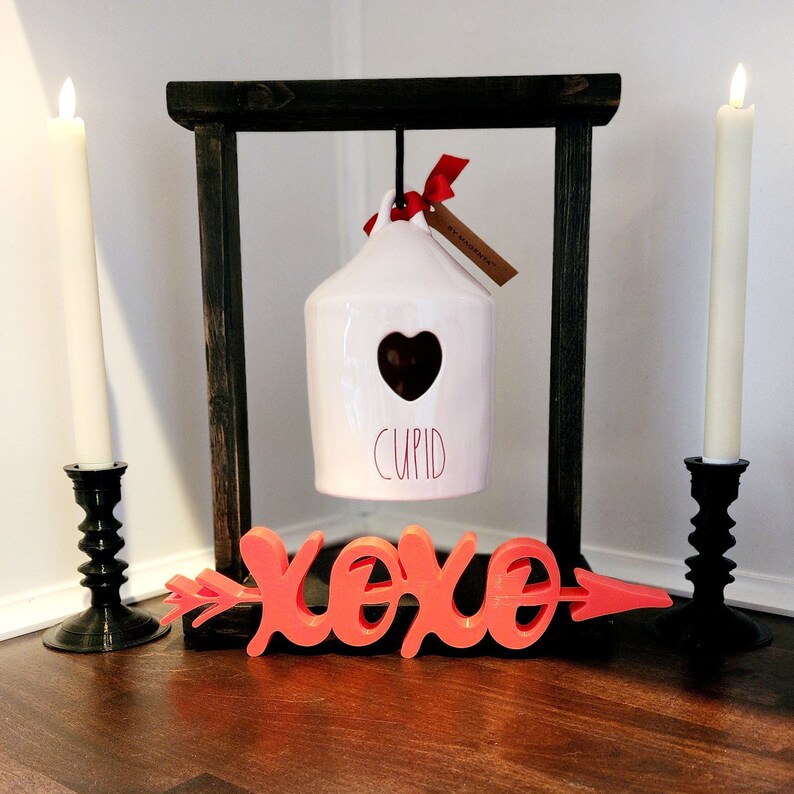 Valentine's Decor, XOXO Arrow Sign, Red XOXO Sign, Valentine's Day Sign ...