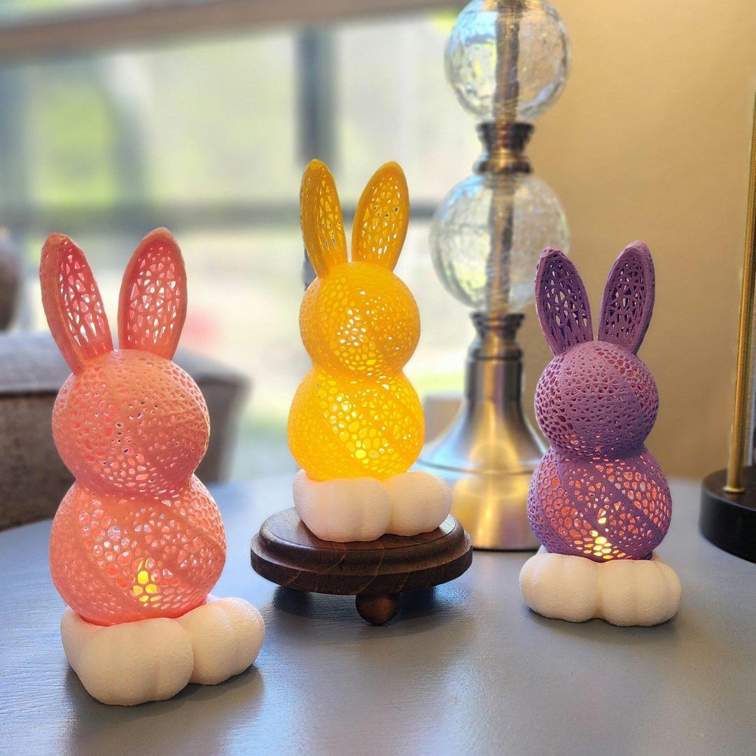 Easter LED Tea Light Bunny, Easter Bunnies, Tea Light Bunny, LED Bunny ...