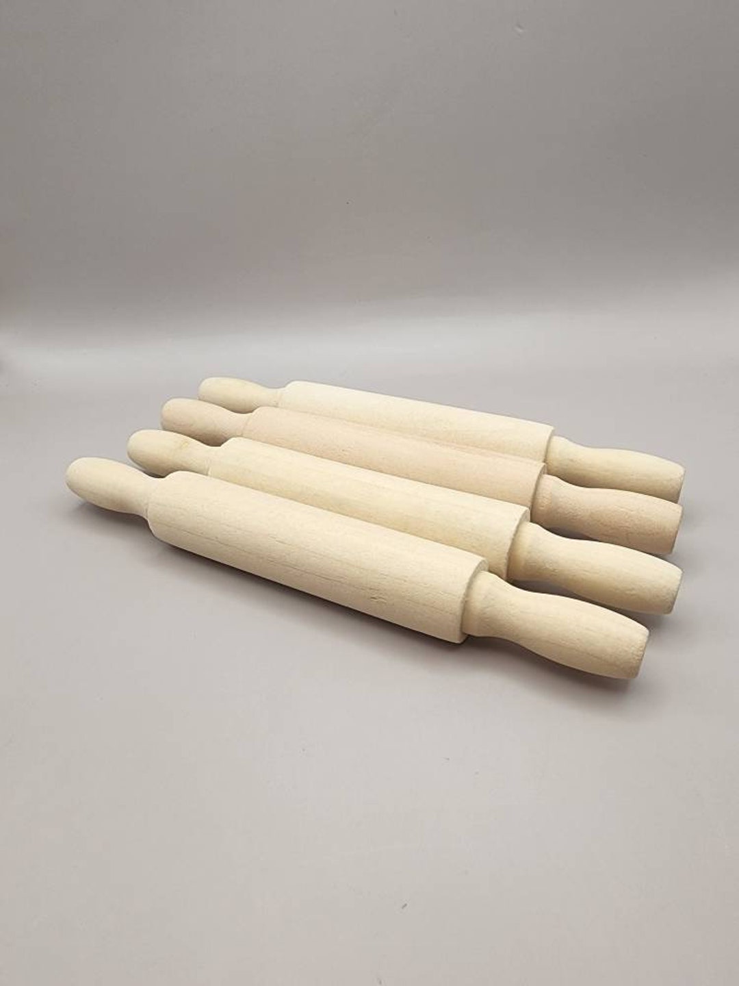 Mini Wood Rolling Pins 7", Wood Craft Supplies, DIY Tiered Tray Crafts ...