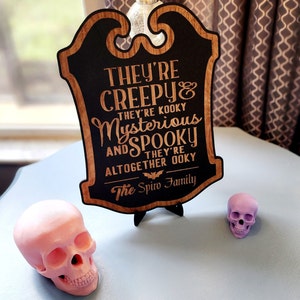 The Addams Family Personalized Wood Sign, Addams Family Theme ...