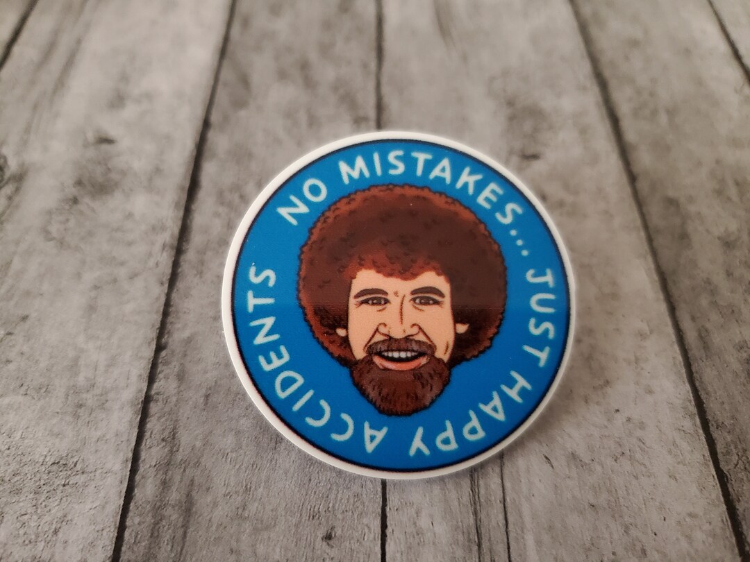 Bob Ross Pin - Etsy