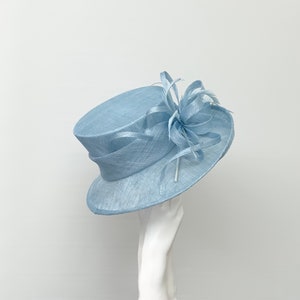 Pale Blue Wedding Occasion Hat AH1 - Etsy UK