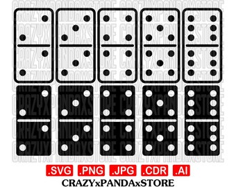 Dominoes Svg | Etsy
