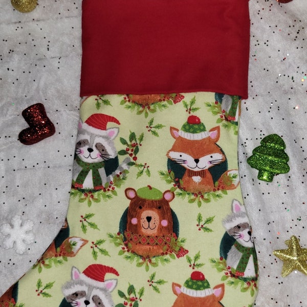 Christmas Stocking Fox - Etsy