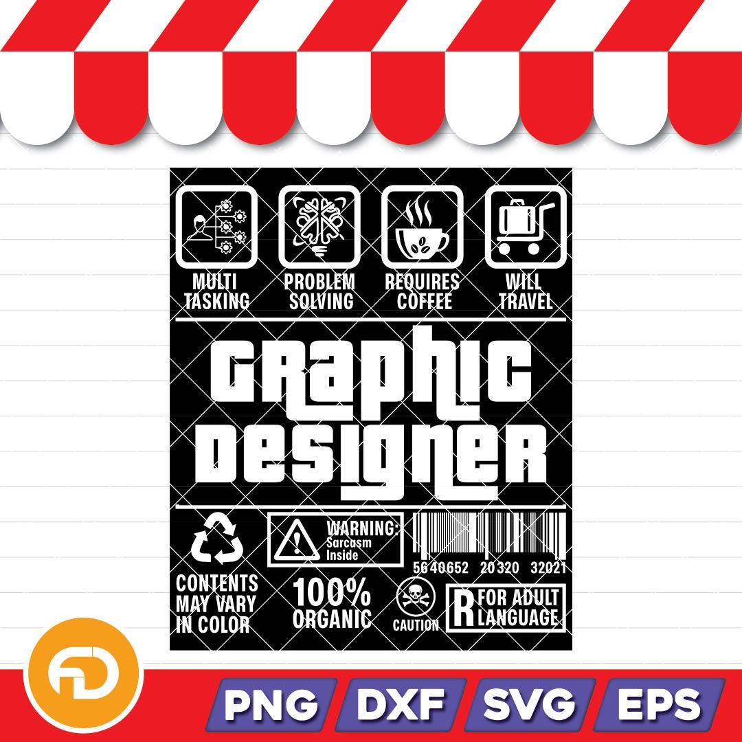 I'm A Graphic Designer Svg, Png, Eps, Dxf Digital Download, Graphic ...