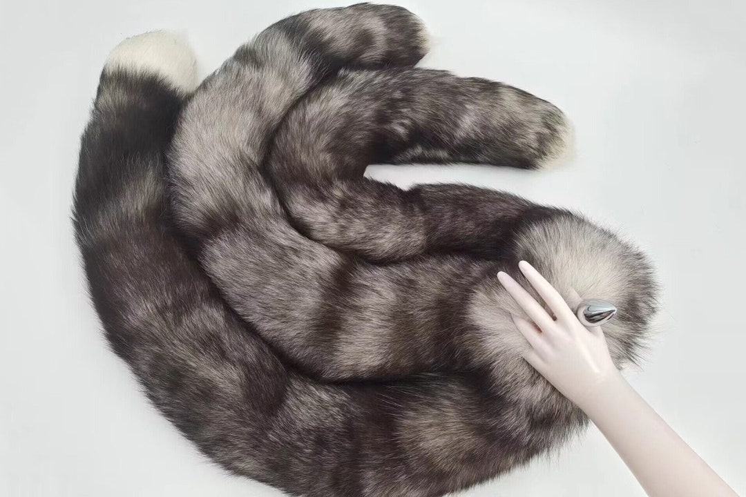 3 Tails Real Fox Tail Fox Tail Cosplay Anime Sexy Cute Animal Furry ...