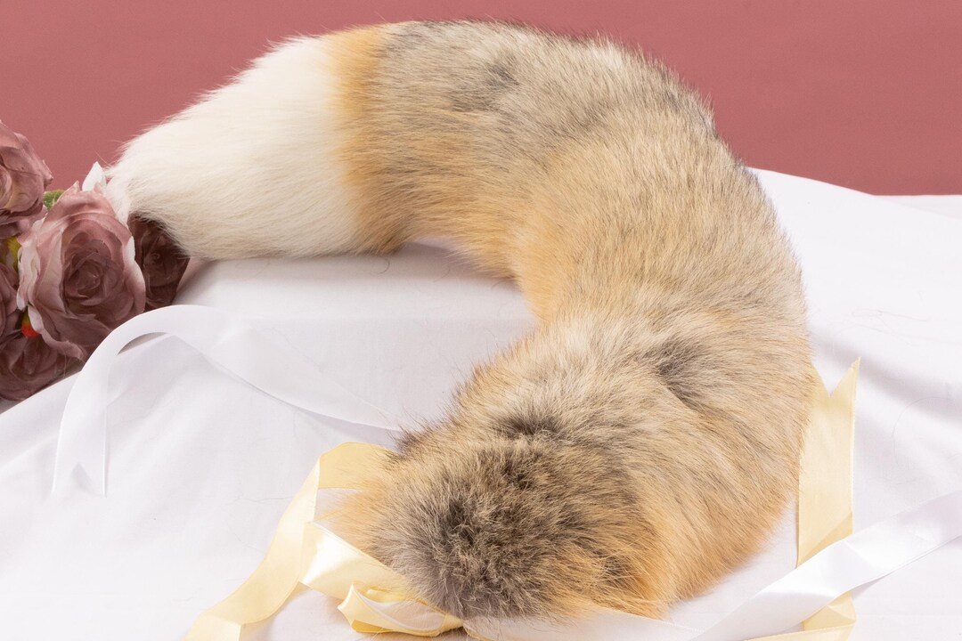 Handmade Real Fur Fox Tail: Anime Cosplay Costume - Etsy