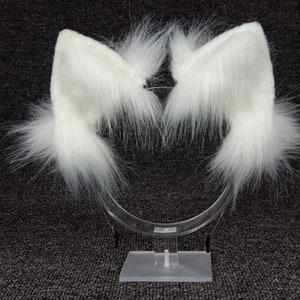 Handmade Fox Ears Animal Ear and Tail COSPLAY Plush Hair Simulation Fox ...