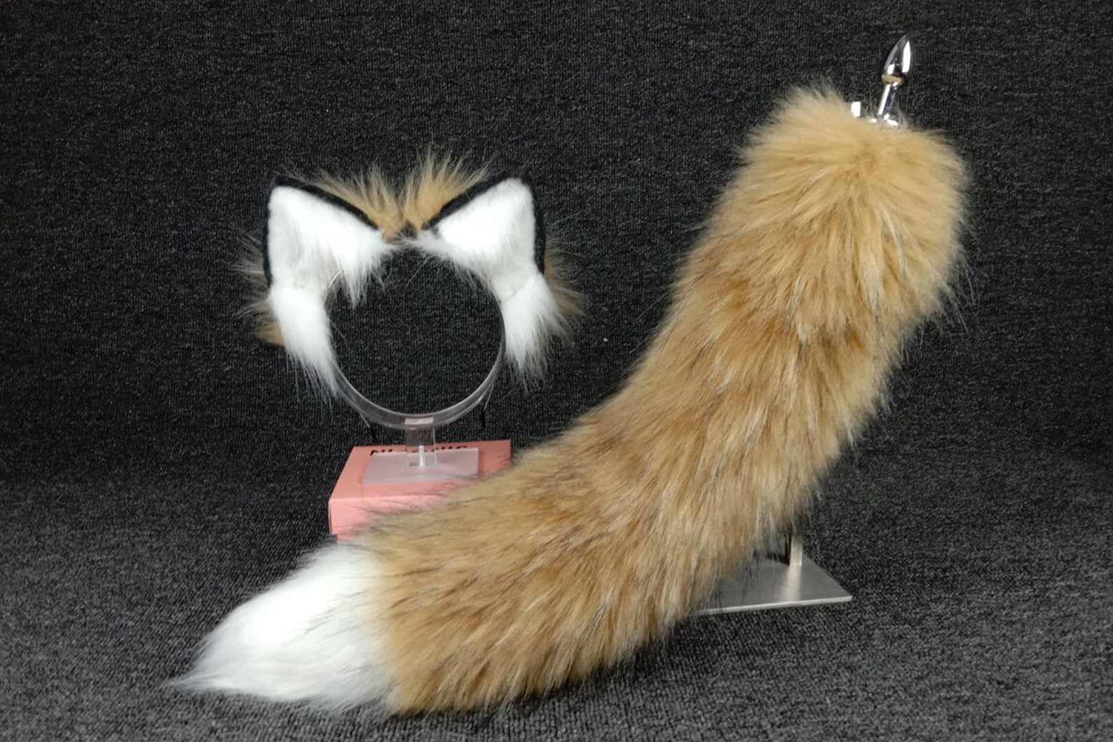 Handmade Fox Ears Animal Ear and Tail COSPLAY Plush Hair - Etsy