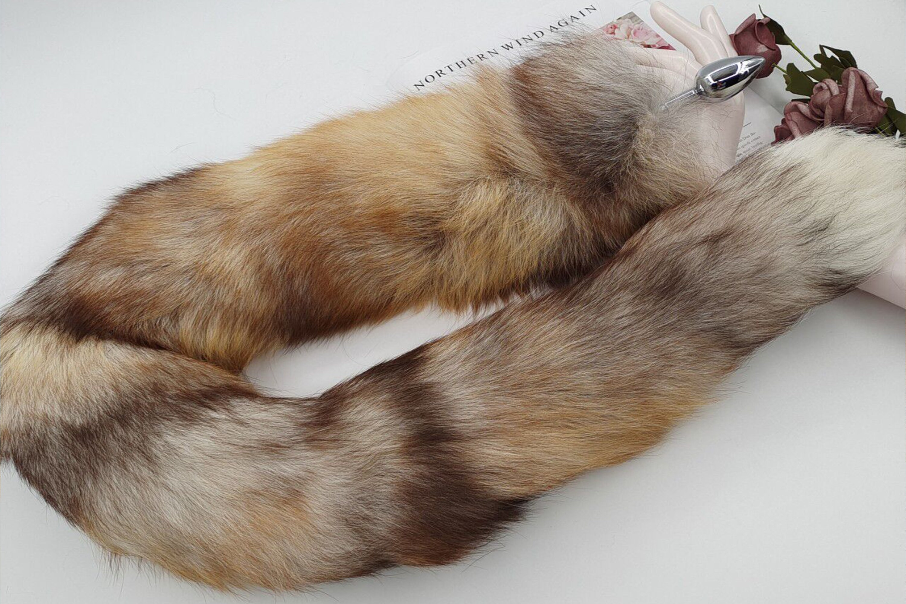 Brown Real Fox Tail Fox Tail Cosplay Anime Sexy Cute Animal - Etsy