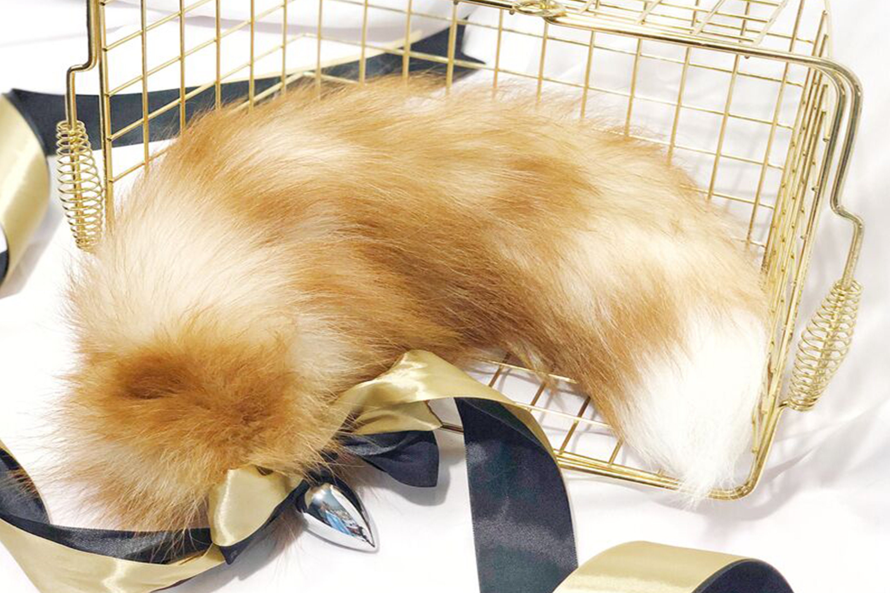 Brown Real Fox Tail Fox Tail Cosplay Anime Sexy Cute Animal - Etsy