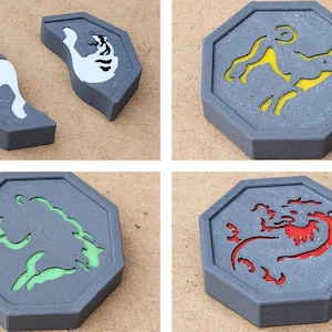 The Twelve Talismans - Jackie Chan Adventures Zodiac - Magnetized - Etsy