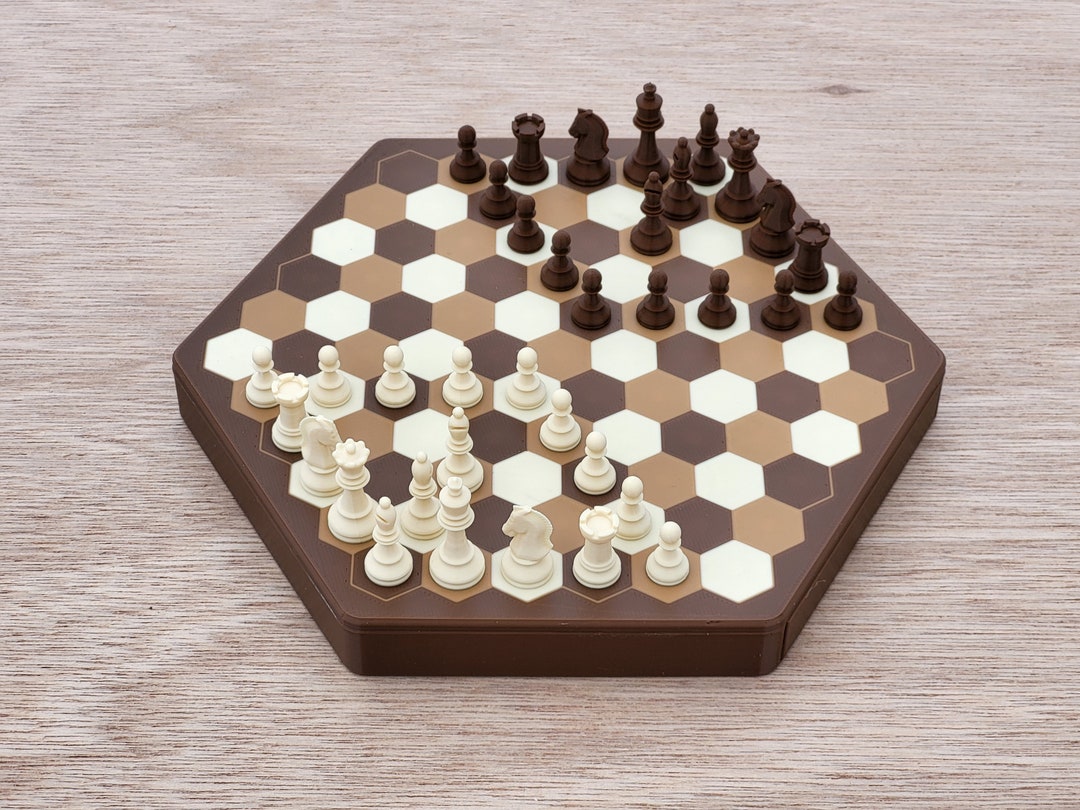 Hexagonal Chess - Magnetic Travel Set - Etsy
