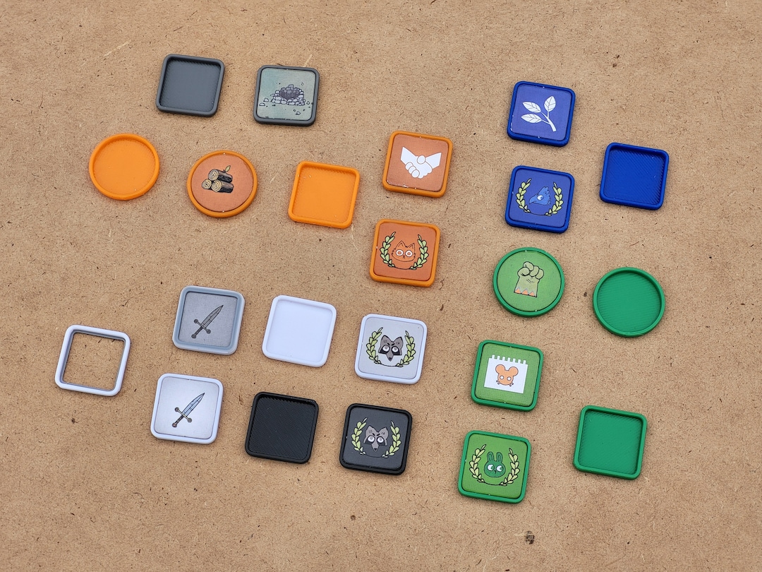 Root Board Game Token Inserts - Etsy