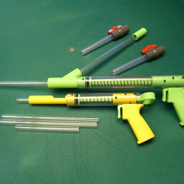 Rainbow Pistol - Foam Dart Blaster - Etsy