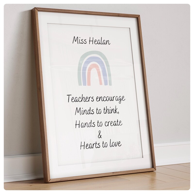 Teacher Quote Print - Etsy