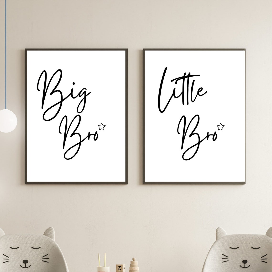 Big Sis Little sis Big Bro Little Bro set of 2 siblings - Etsy.de